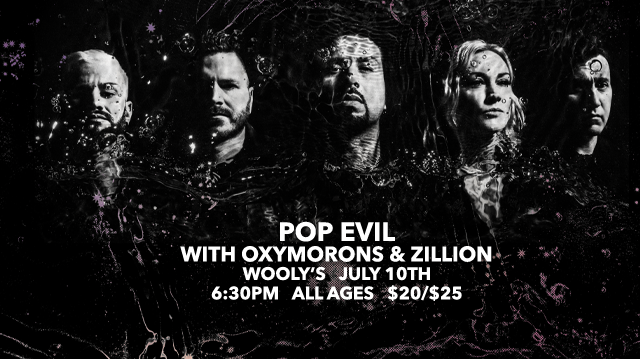 Pop Evil - The Vortex Tour Tickets at Wooly's in Des Moines by First ...