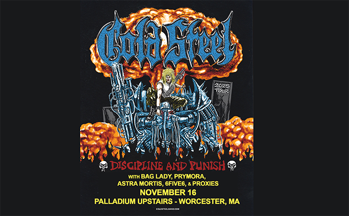 Cold Steel Tickets at The Palladium Upstairs in Worcester by The ...