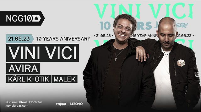 Vini Vici, AVIRA Tickets at New City Gas in Montreal by New City Gas | Tixr