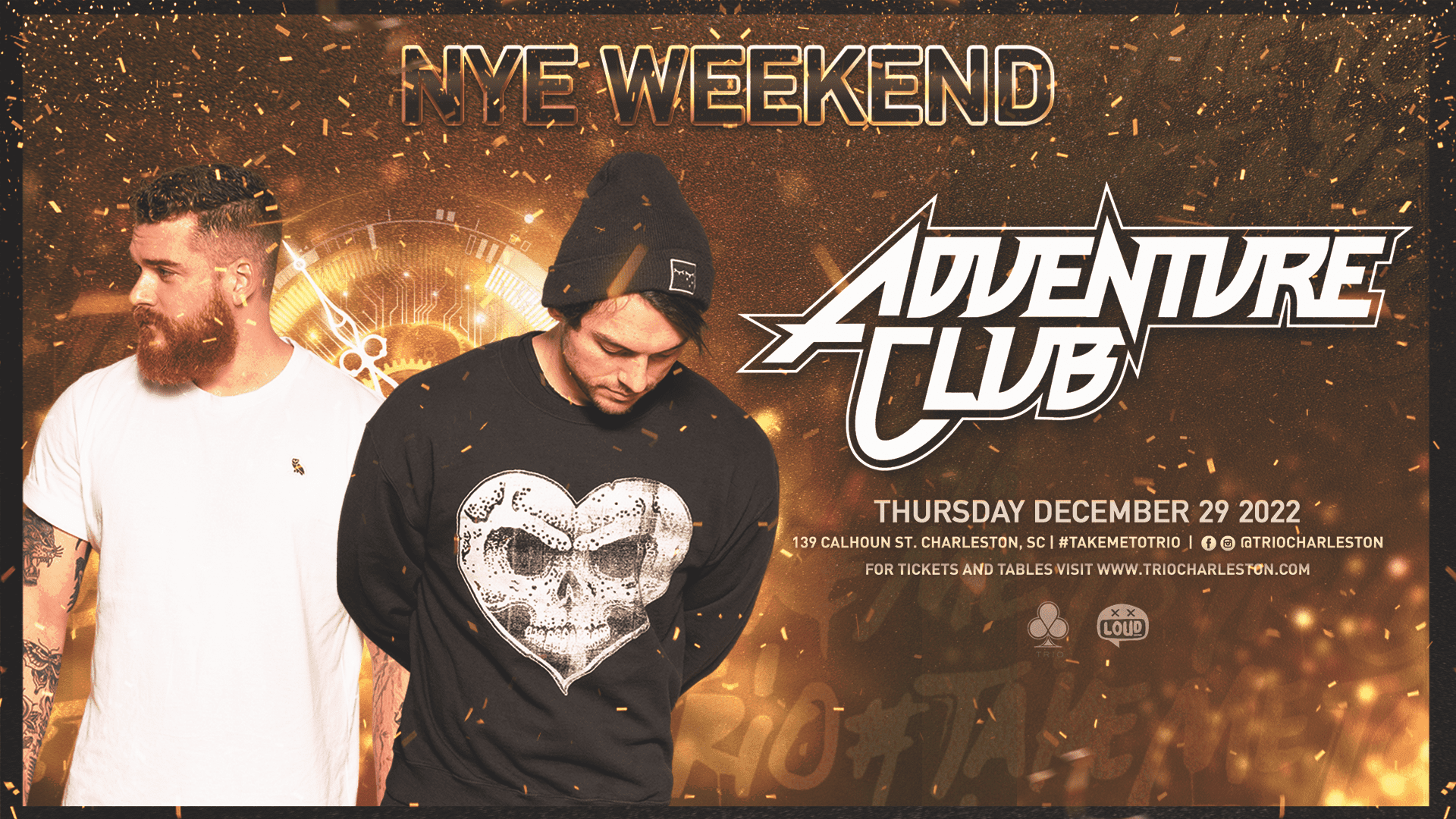Adventure Club Tickets at Trio in Charleston by Loud Crowd Charleston ...