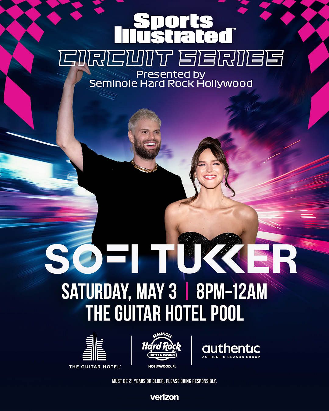 Sofi Tukker @ Hard Rock Guitar Pool Tickets at Hard Rock Live in Davie ...