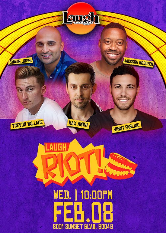 Laugh Riot Tickets at Laugh Factory Hollywood in Los Angeles by Laugh ...