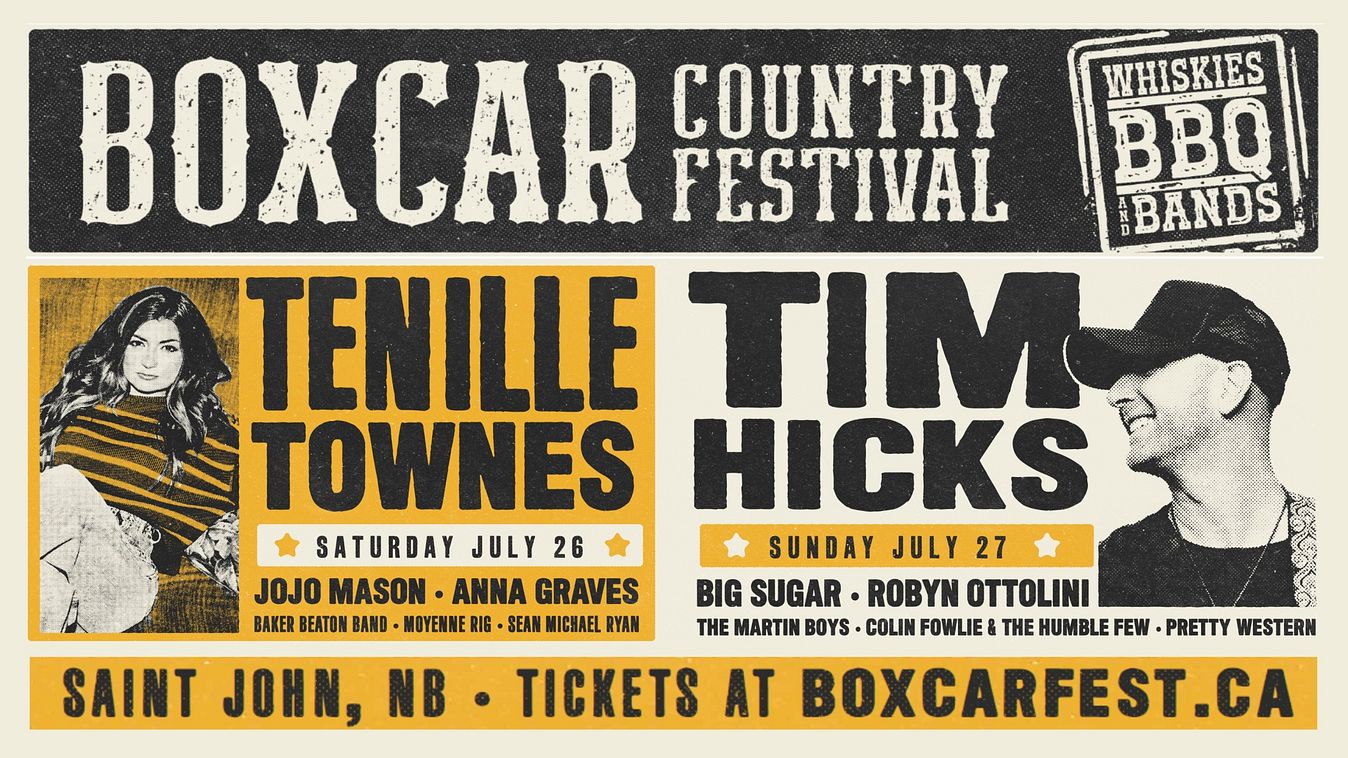 Boxcar Country Festival Tickets at Boxcar Festival Stage in Saint John ...