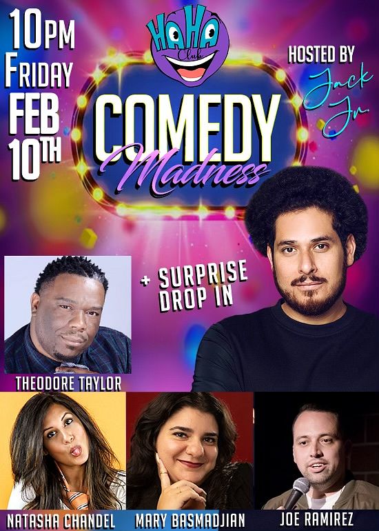 Comedy Madness Tickets at Ha Ha Comedy Club in Los Angeles by Haha Comedy Club | Tixr
