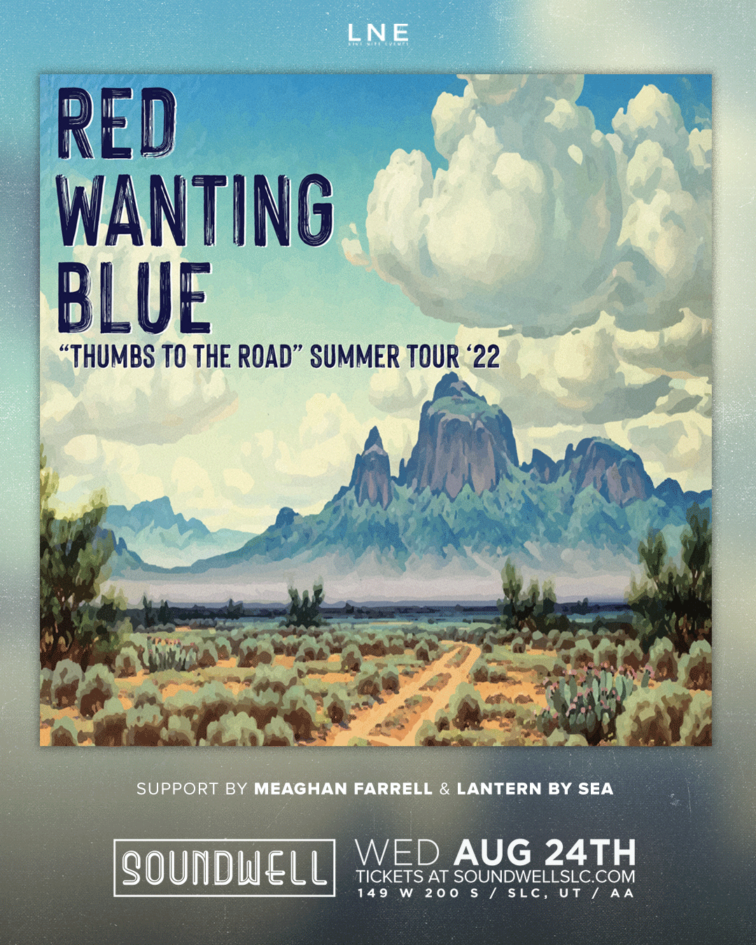Red Wanting Blue at Soundwell Tickets at Soundwell in Salt Lake City by ...