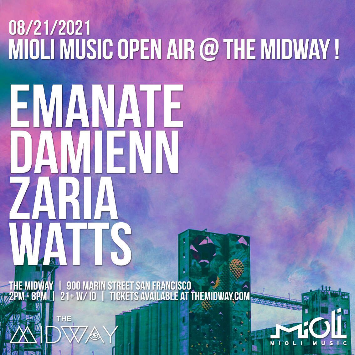 Mioli Open Air @ The Midway's Patio Tickets at The Midway in San ...