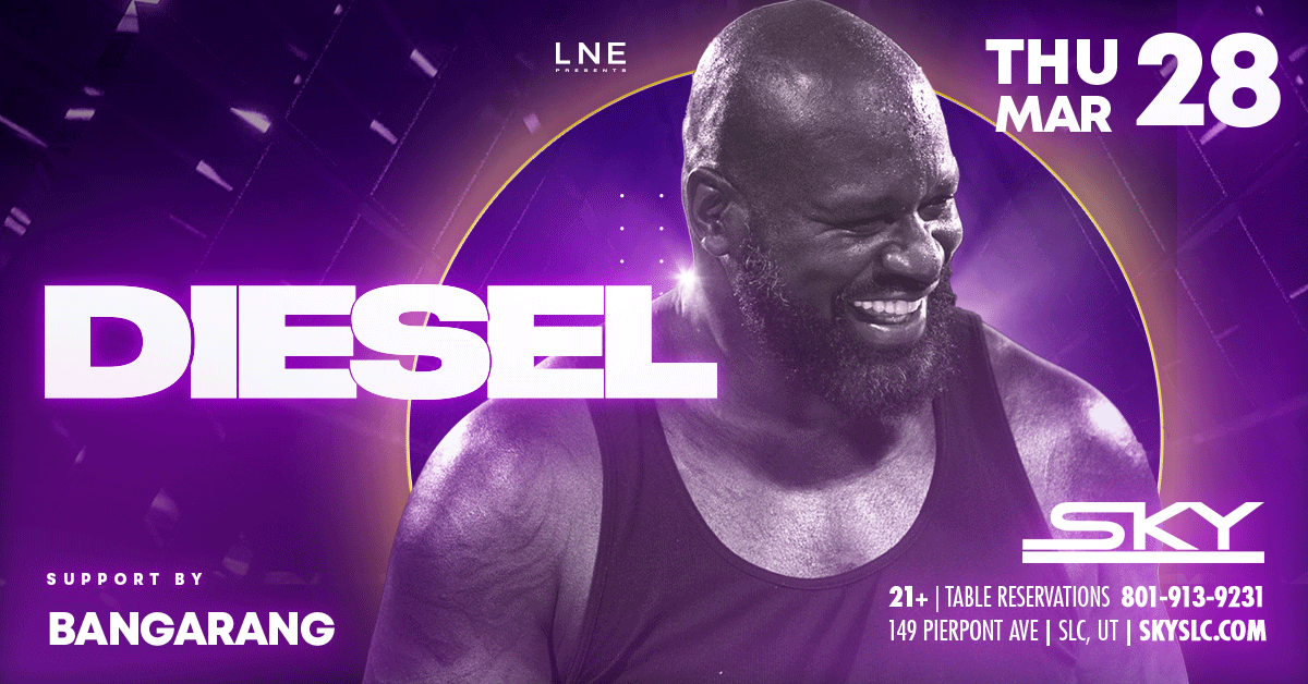 DJ DIESEL at SKY (NEW DATE) Tickets at Sky SLC in Salt Lake City by SKY ...