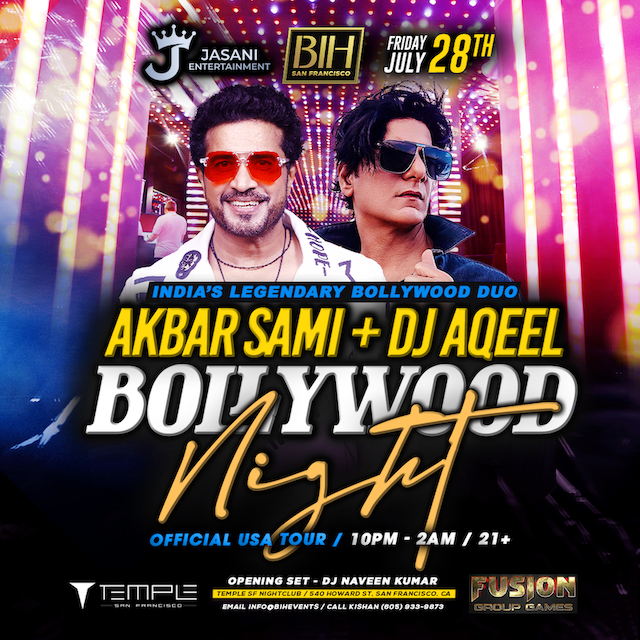 Bollywood Night Tickets at Temple San Francisco in SF by Temple ...