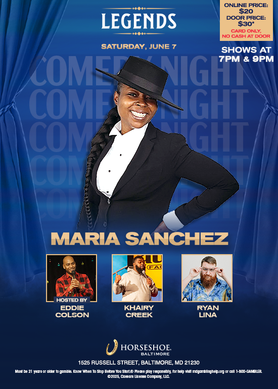 COMEDY NIGHT featuring MARIA SANCHEZ Tickets at Legends Lounge at ...