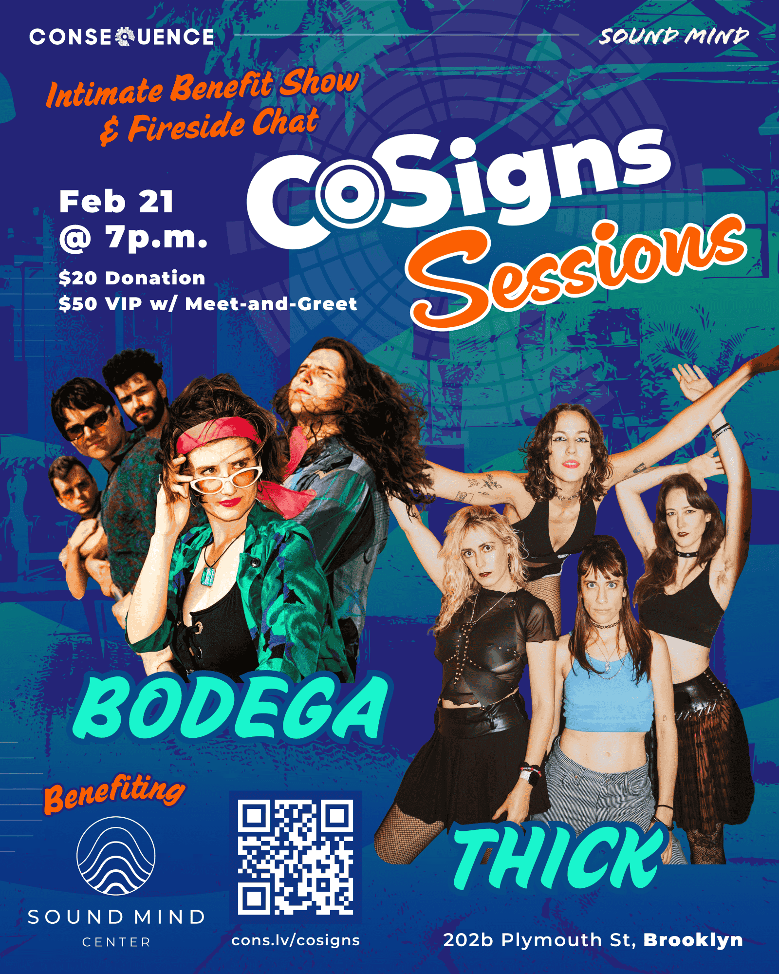 CoSigns Sessions: BODEGA (acoustic) and THICK Tickets at Sound Mind ...