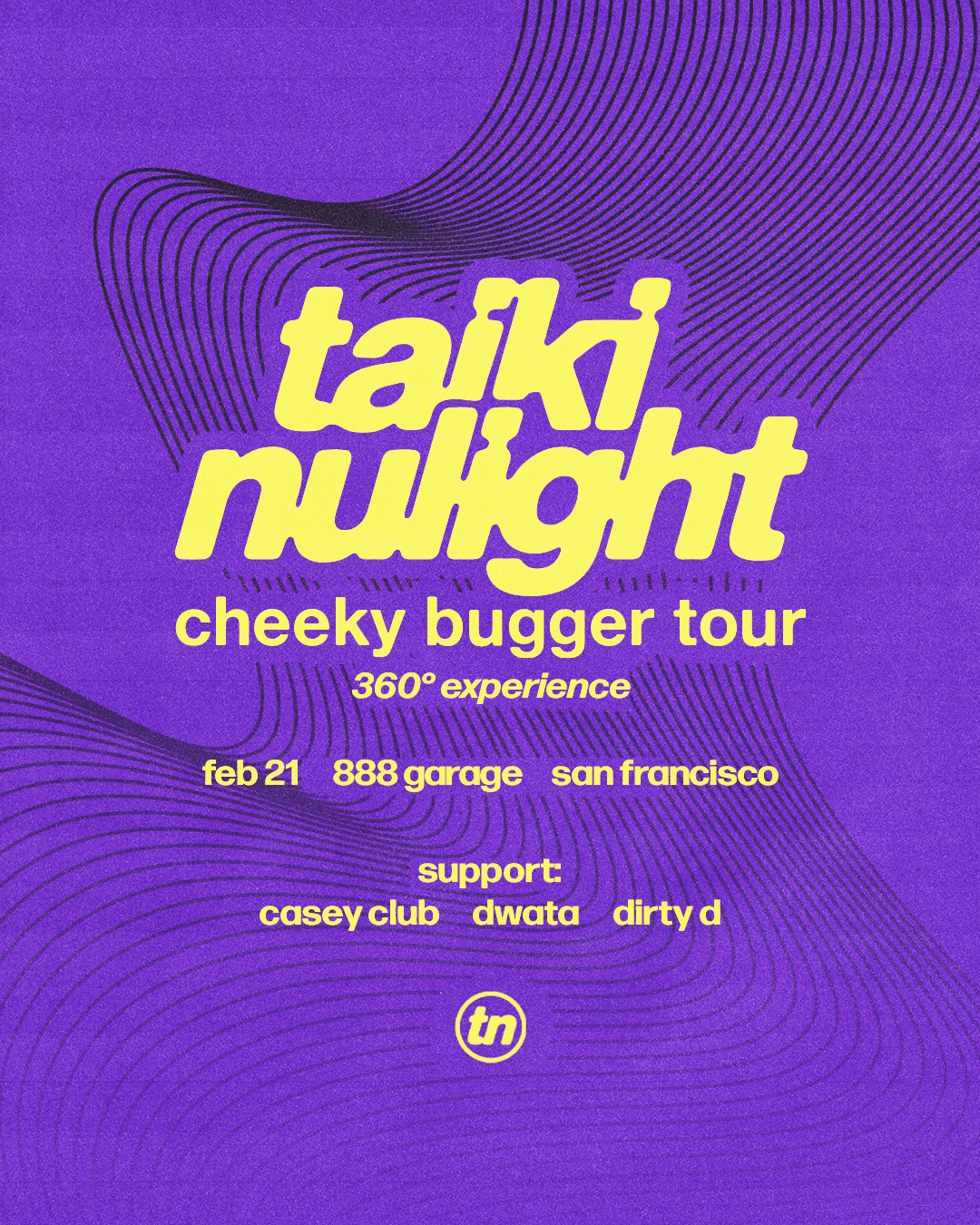 Taiki Nulight - 360 Experience Tickets at 888 Garage in San Francisco ...