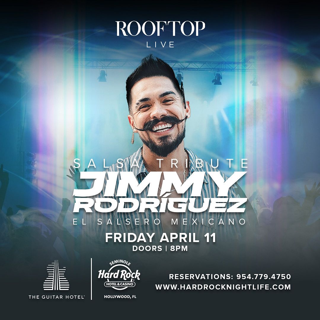 Jimmy Rodriguez | Rooftop Live Tickets at Rooftop Live in Hollywood by ...