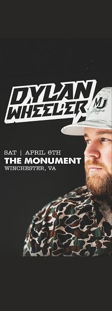 Dylan Wheeler @ The Monument Tickets at The Monument in Winchester by ...