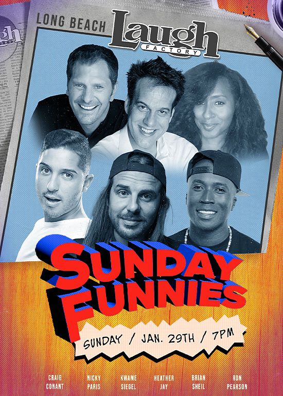 Sunday Funnies Tickets at Laugh Factory Long Beach in Long Beach by ...