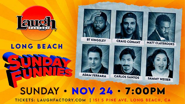 Sunday Funnies Tickets at Laugh Factory Long Beach in Long Beach by ...