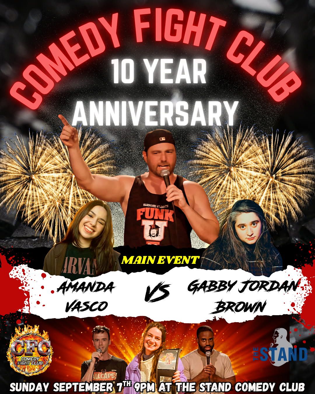Comedy Fight Club 10 Year Anniversary Tickets at The Stand - Upstairs ...