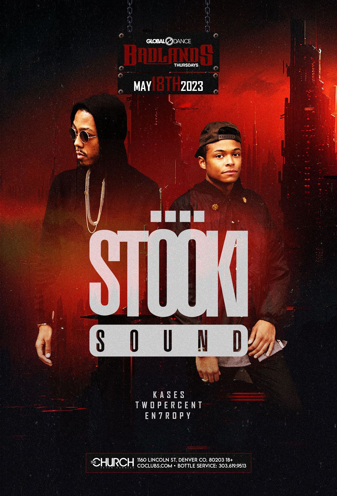 Stooki Sound Tickets at The Church Nightclub in Denver by The Church ...