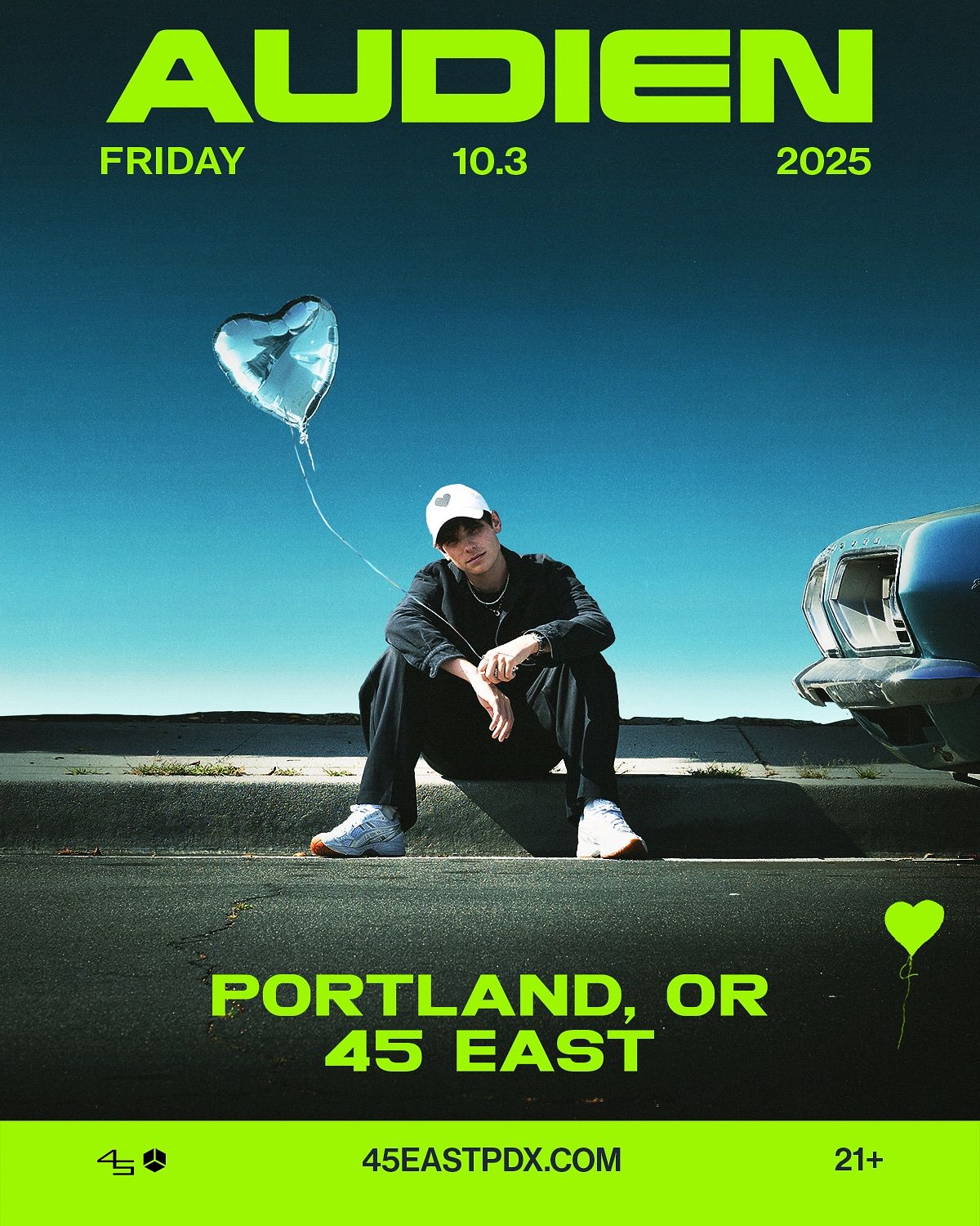 AUDIEN Tickets at 45 East in Portland by 45 East | Tixr