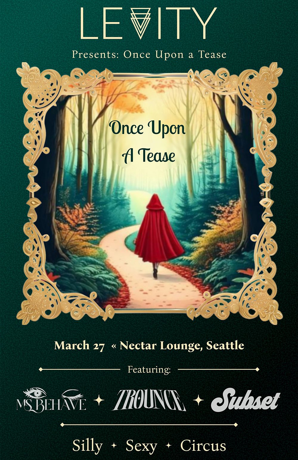 ONCE UPON A TEASE: A Fairytale Circus Spectacular Tickets at Nectar Lounge in Seattle by Nectar ...