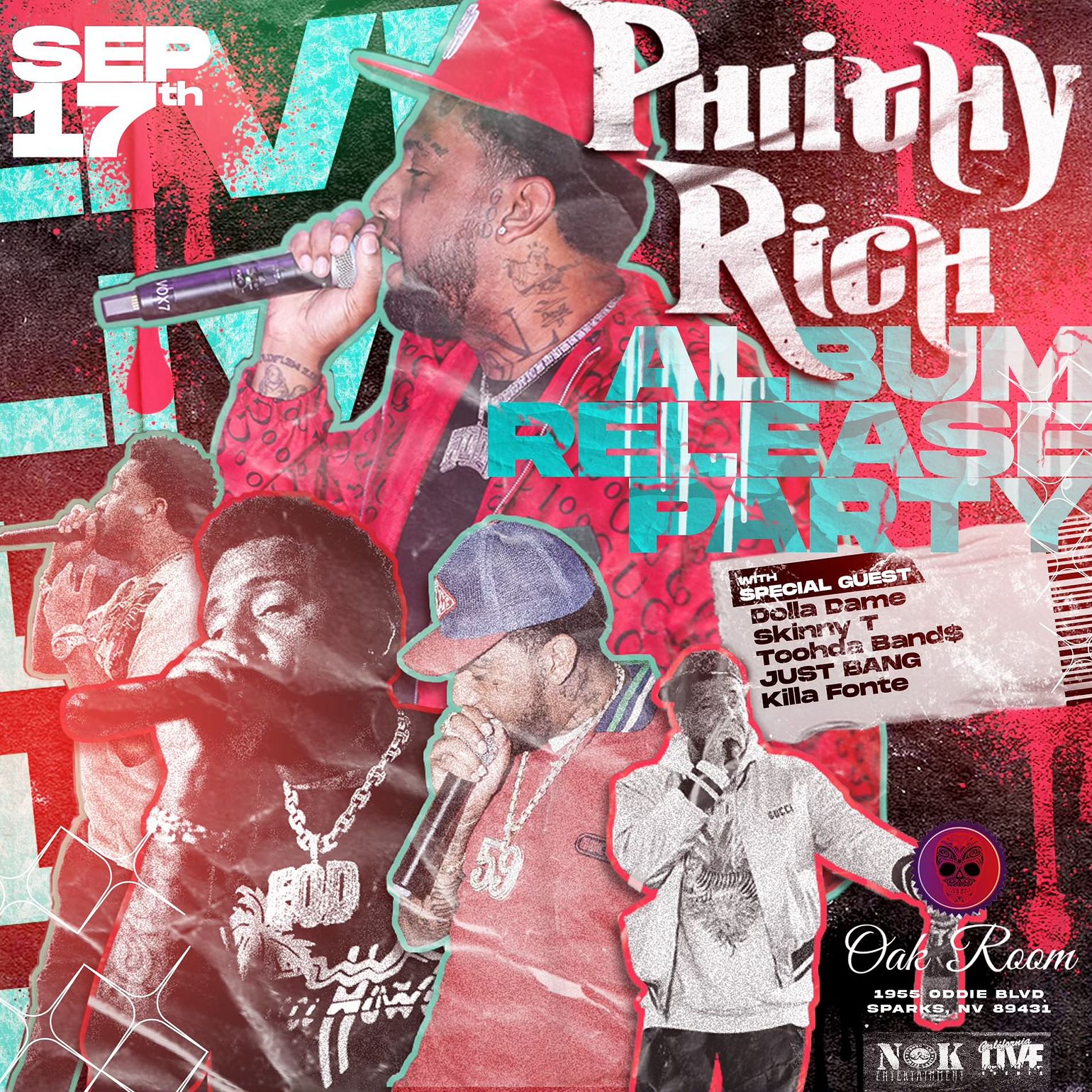 Philthy Rich Album Release Party Tickets at Oak Room Lounge in Sparks ...