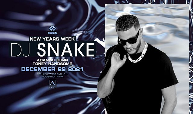 DJ Snake Tickets at Academy Nightclub in Los Angeles by Academy | Tixr