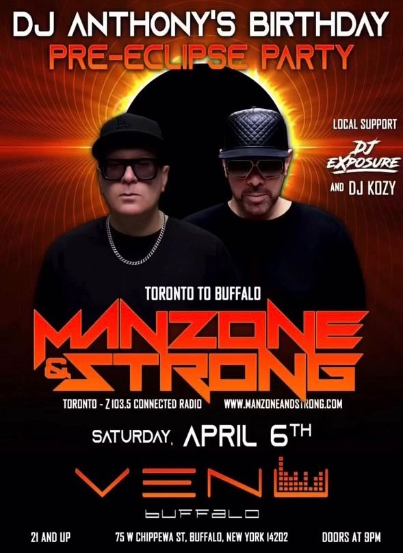 Dj Anthony Pre-Eclipse Birthday Party Tickets at VENU in Buffalo by VENU | Tixr