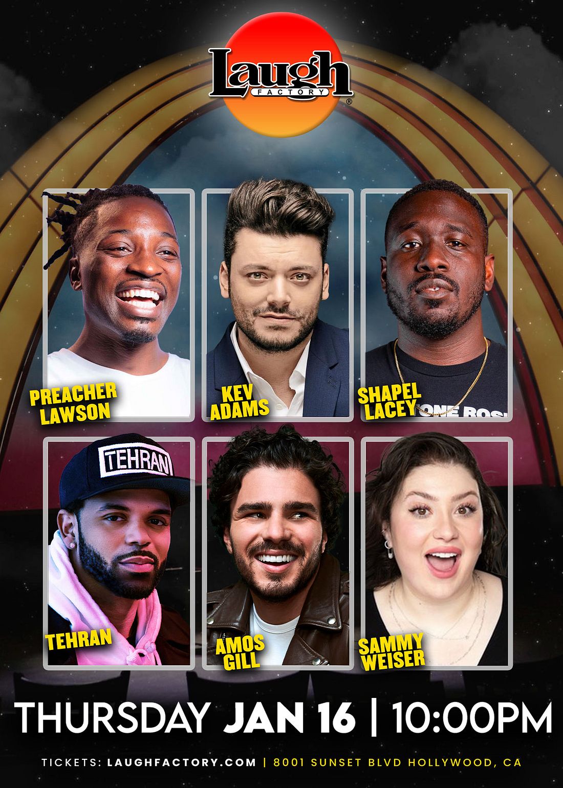 Thursday All-Star Comedy Tickets at Laugh Factory Hollywood in Los ...
