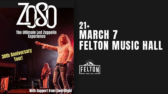 Zoso - The Ultimate Led Zeppelin Experience Tickets at Felton Music ...