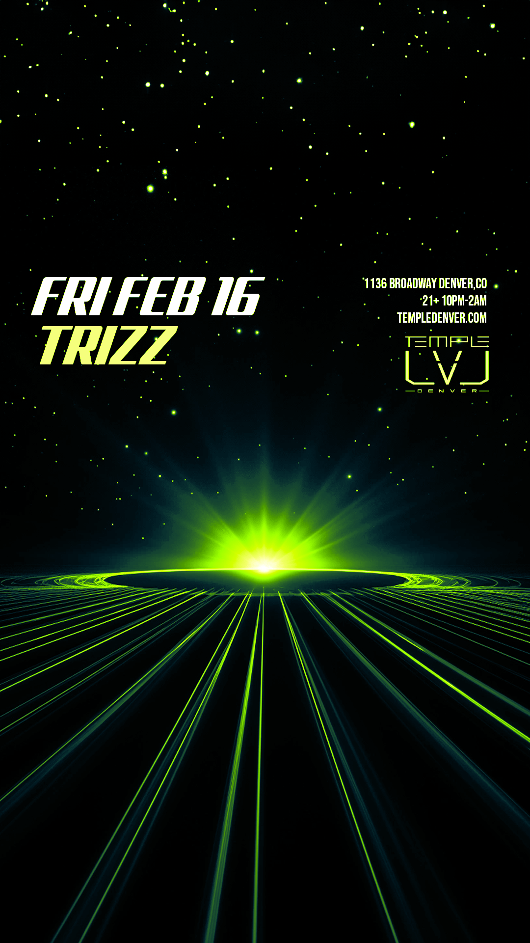 Trizz in LVL Tickets at Temple Nightclub in Denver by Temple Nightclub ...