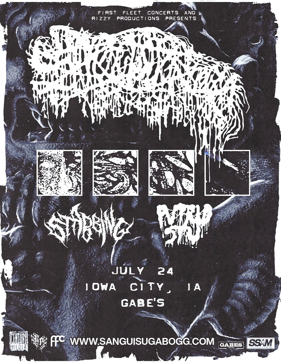 Sanguisugabogg w/ Putrid Stu and Stabbing Tickets at Gabe's in Iowa ...