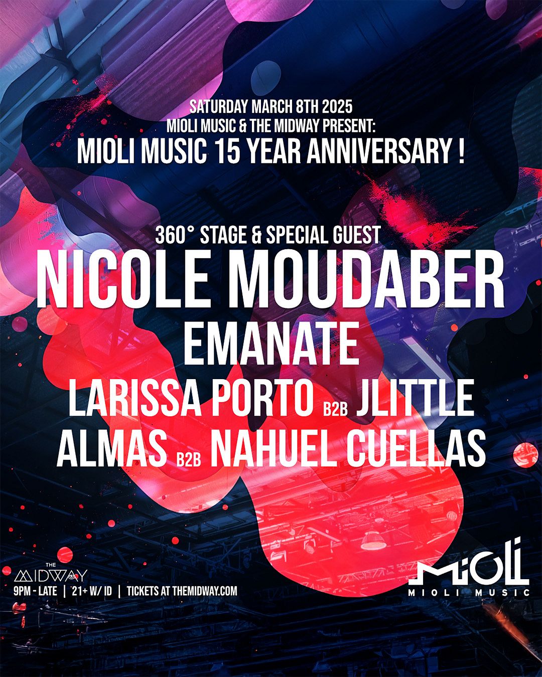 Mioli 15 Year Anniversary with Nicole Moudaber, Emanate and more TBA ...