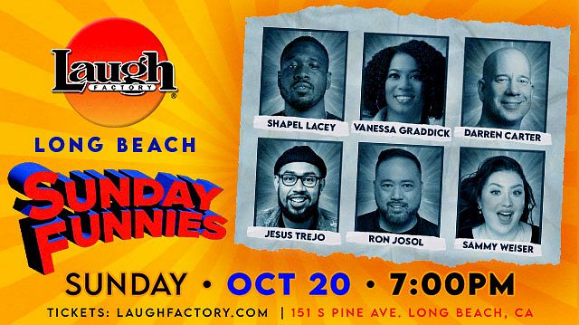 Sunday Funnies Tickets at Laugh Factory Long Beach in Long Beach by ...
