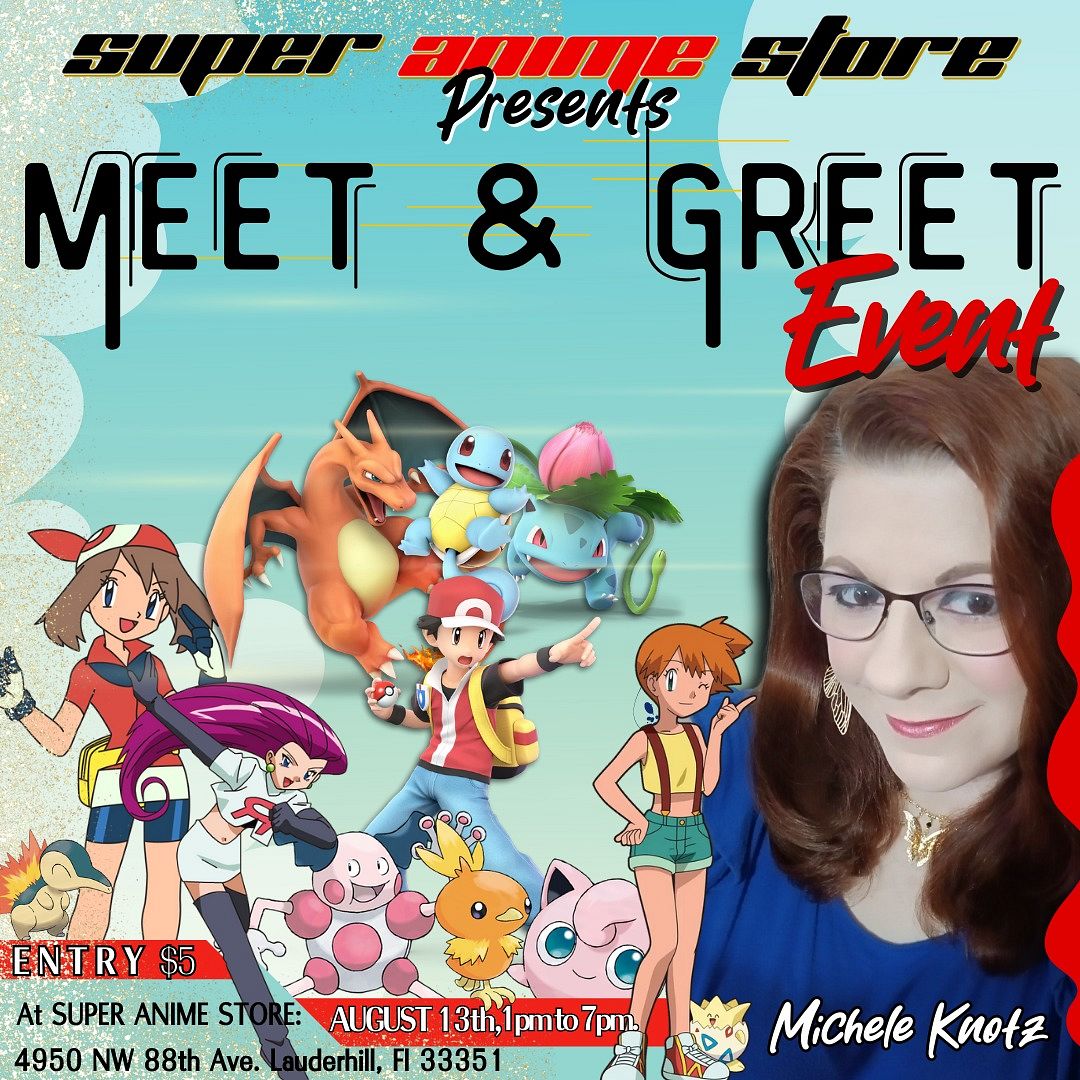 Michele Knotz (Misty from Pokemon) at Lauderhill Tickets at Super Anime ...