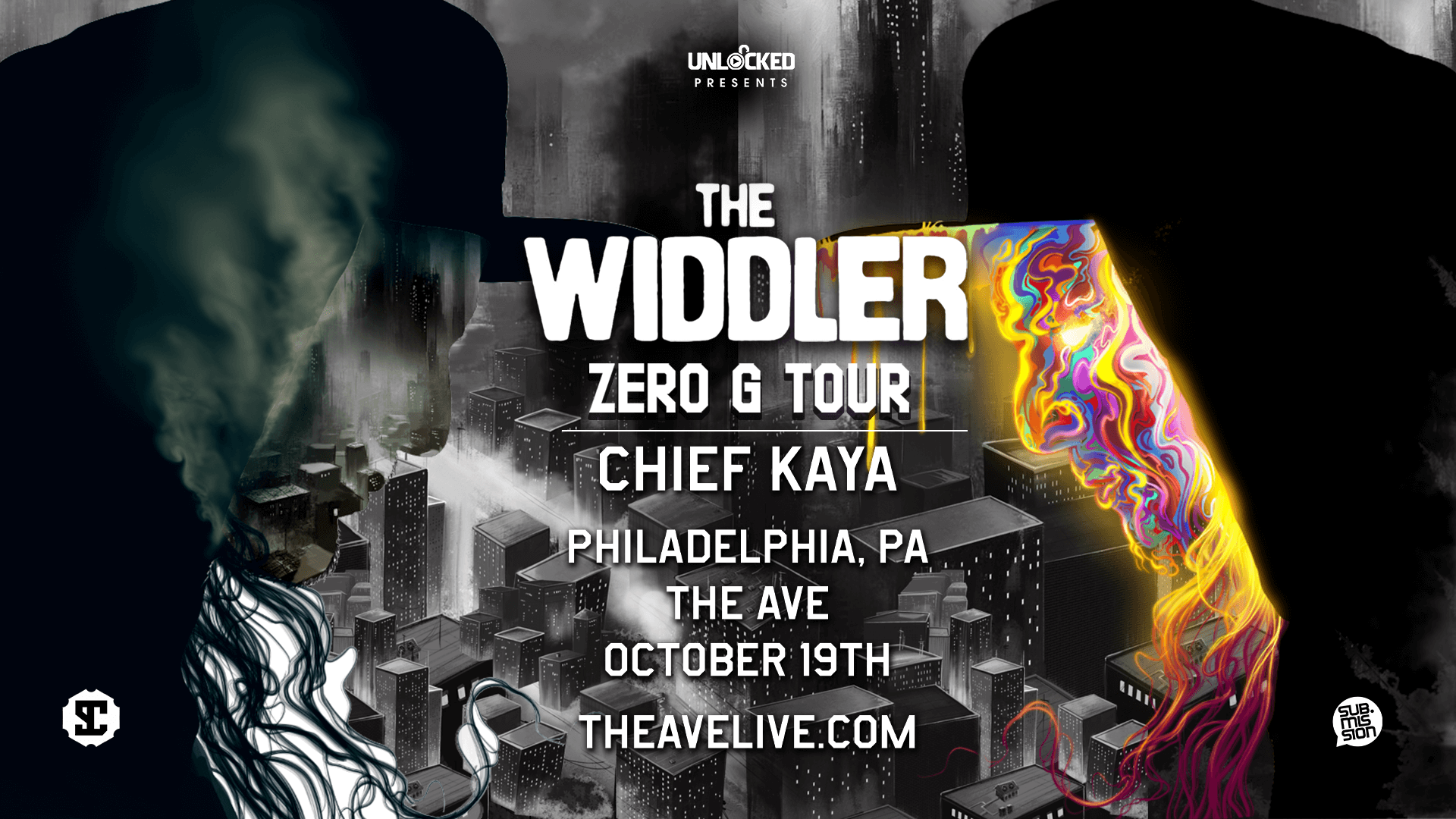 The Widdler's Zero G Album Tour Tickets at The Ave Live in Philadelphia ...
