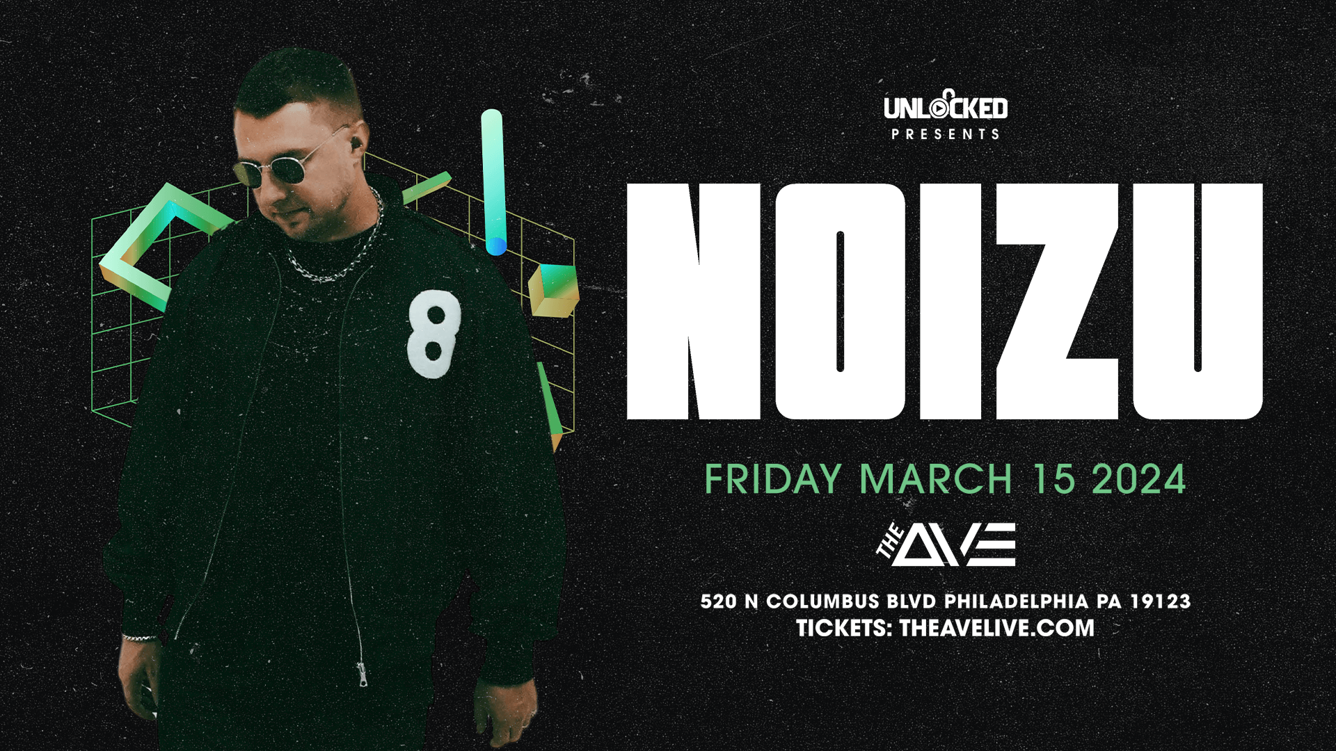 Noizu Tickets at The Ave Live in Philadelphia by Unlocked Presents | Tixr