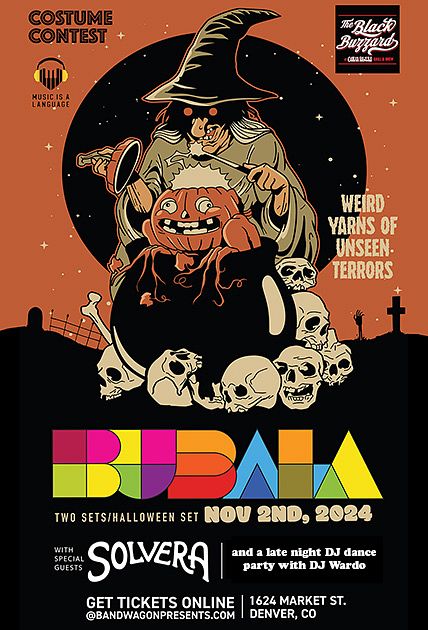 Bubala, Solvera, DJ Wardo Tickets at The Black Buzzard at Oskar Blues ...