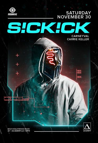 Sickick (New Date) Tickets at Academy Nightclub in Los Angeles by ...