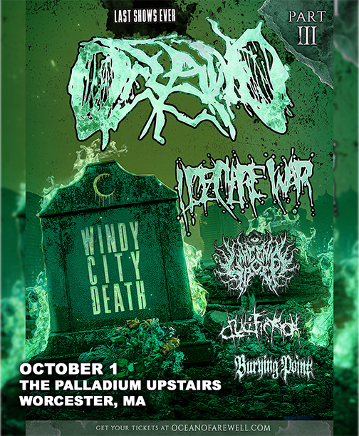 Oceano - Farewell Tour Tickets at The Palladium Upstairs in Worcester ...