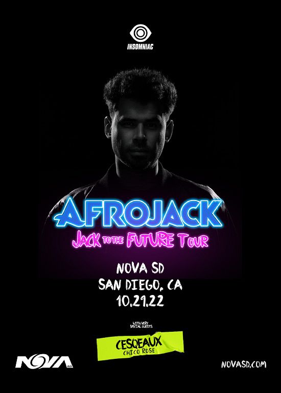Afrojack: Jack to the Future Tour Tickets at Nova SD in San Diego by ...