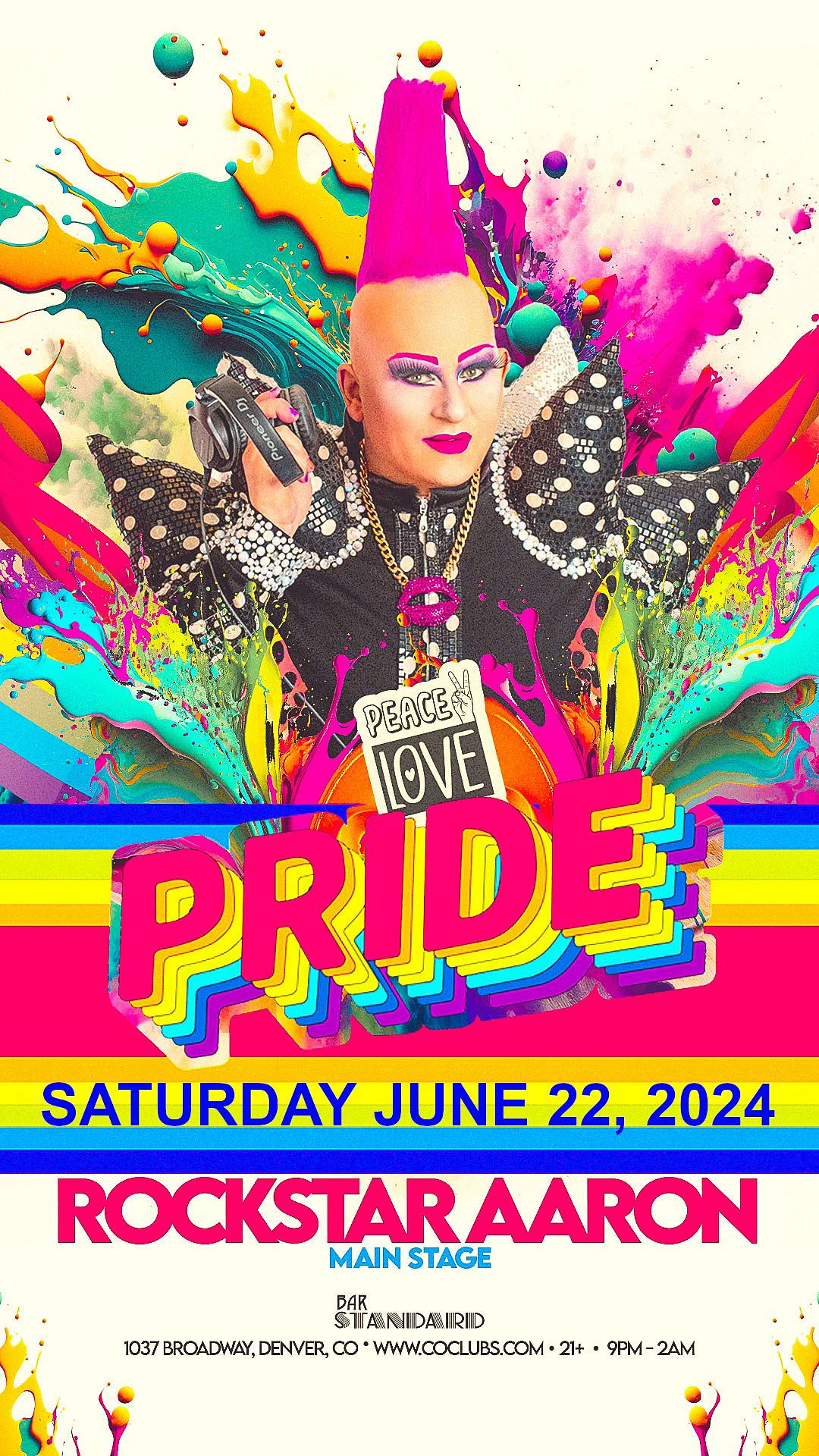 Pride Party ft. Rockstar Aaron Tickets at Bar Standard in Denver by Bar ...
