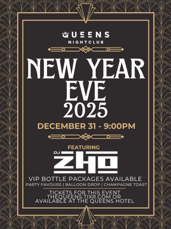 Queens Nightclub New Years Eve Party 2025 Tickets at The Queens ...