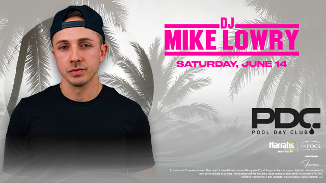 MIKE LOWRY at The Pool Day Club Tickets at The Pool at Harrah's Resort ...