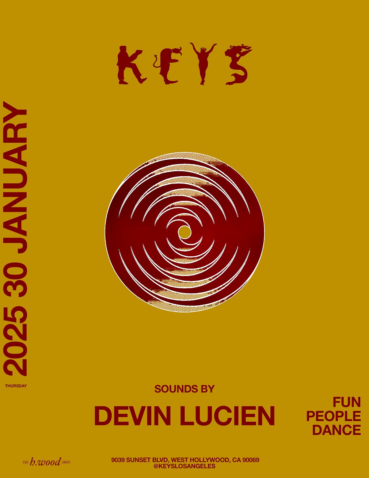 DEVIN LUCIEN Tickets at Keys in West Hollywood by Keys Los Angeles - h ...