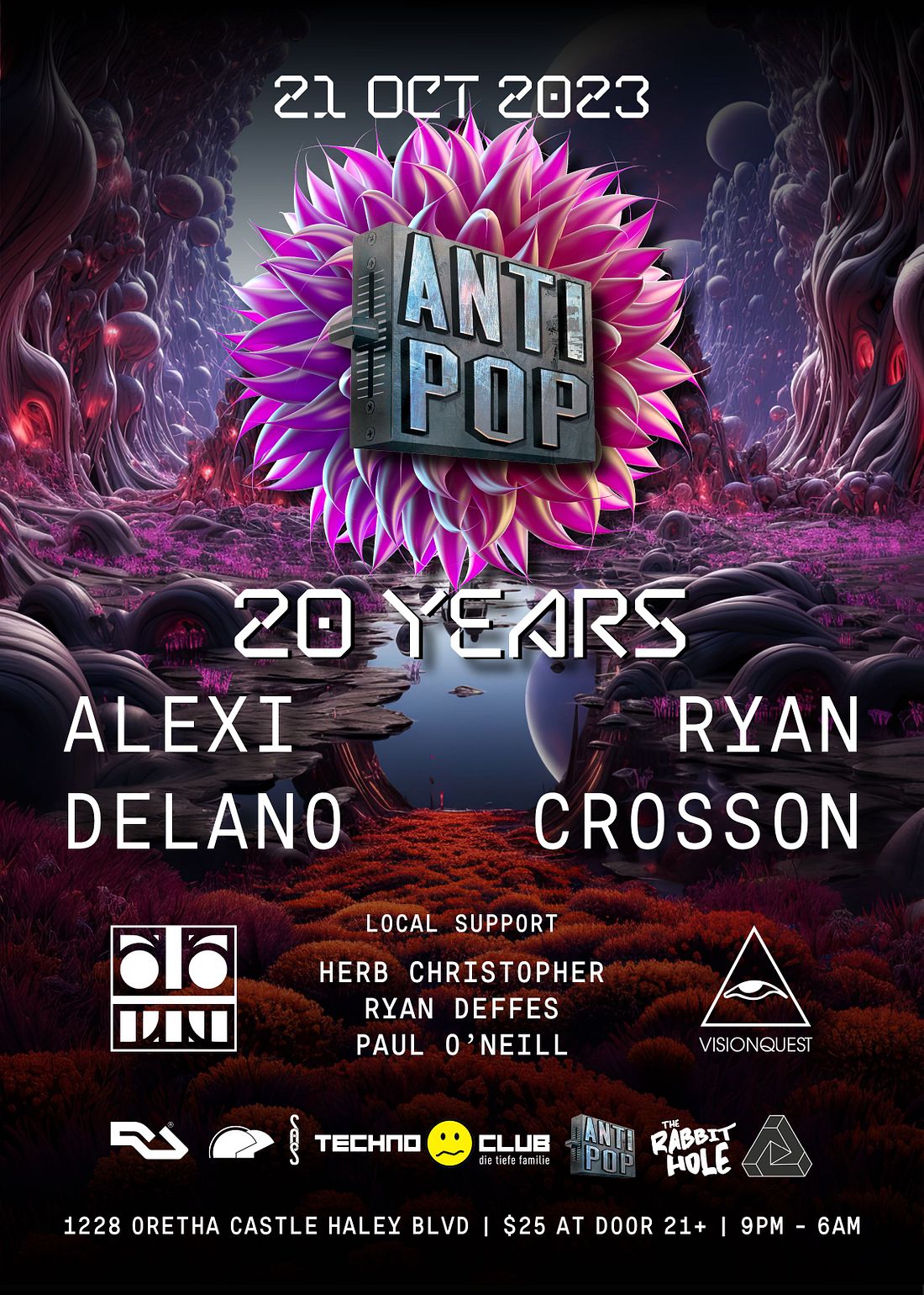 20 Years of Antipop ft.Alexi Delano & Ryan Crosson Tickets at The ...