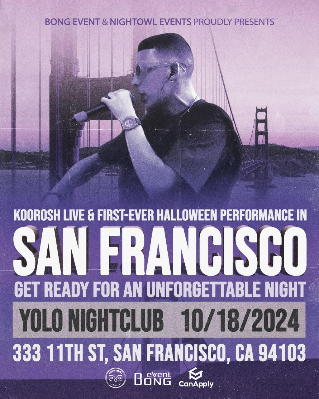 Koorosh Tickets at YOLO Nightclub in SF by YOLO Nightclub | Tixr