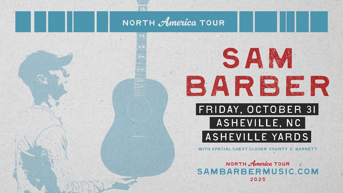 Sam Barber: North America Tour Tickets at Asheville Yards in Asheville ...