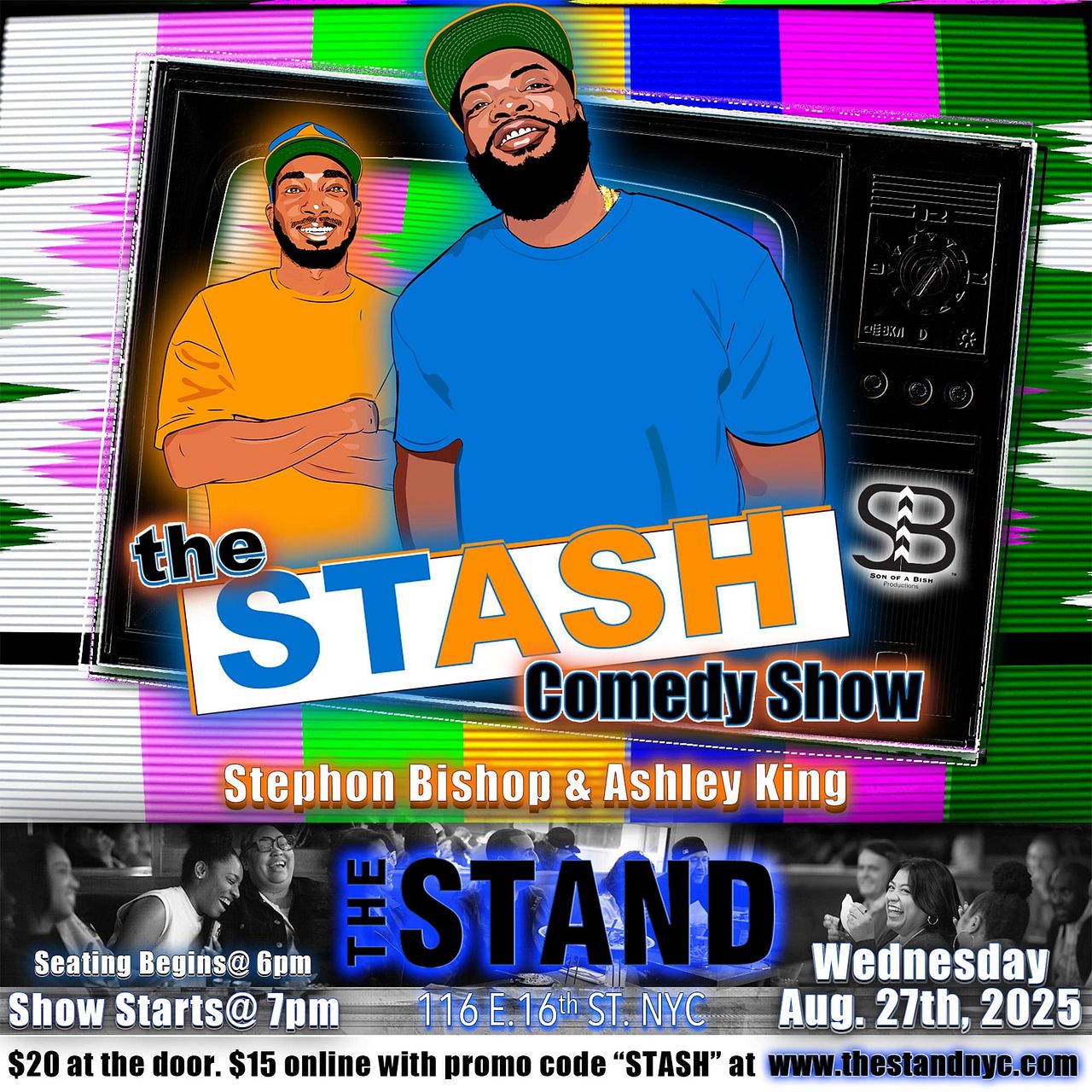 The STASH Comedy Show Tickets at The Stand - Upstairs, (212) 677-2600 ...