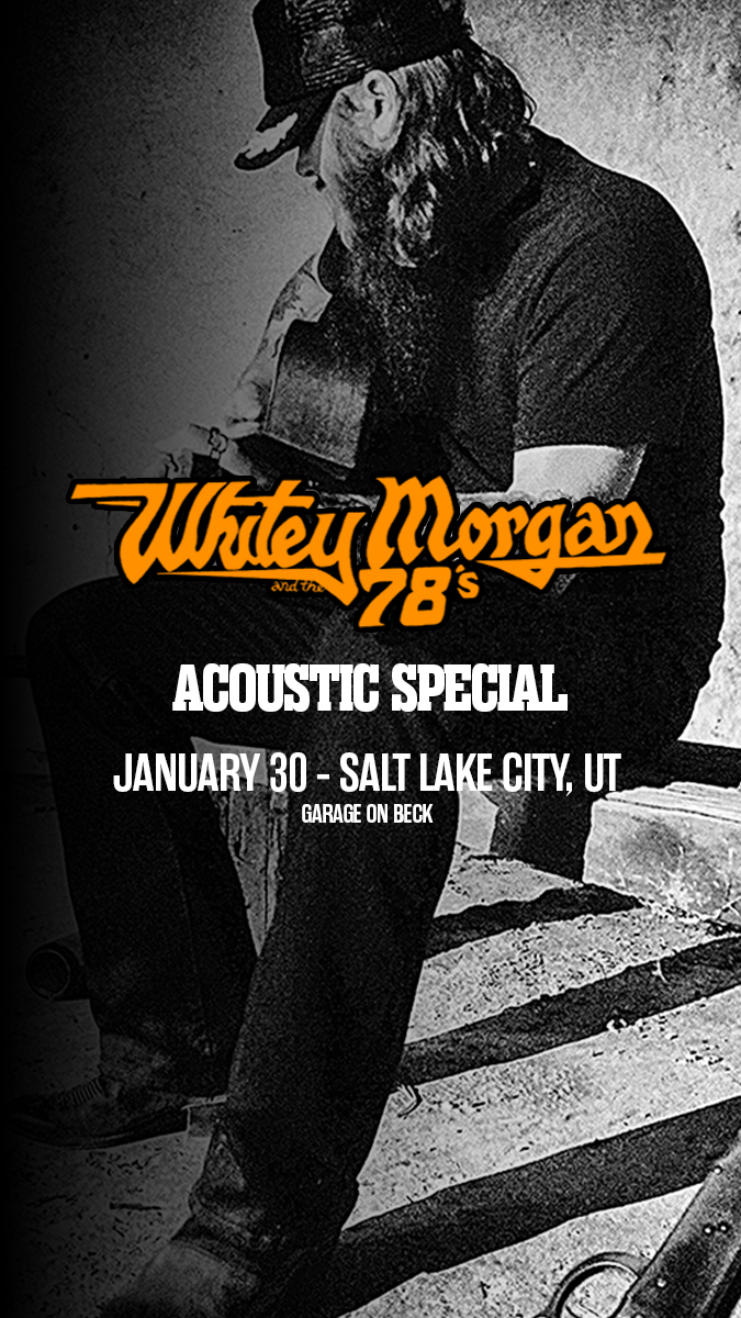Whitey Morgan at Garage on Beck Tickets at Garage on Beck in Salt Lake ...