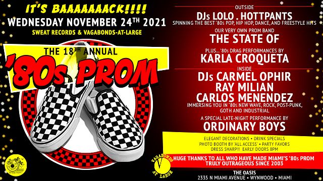 The 18th Annual 80s Prom! Tickets at Oasis Wynwood in Miami by Oasis ...