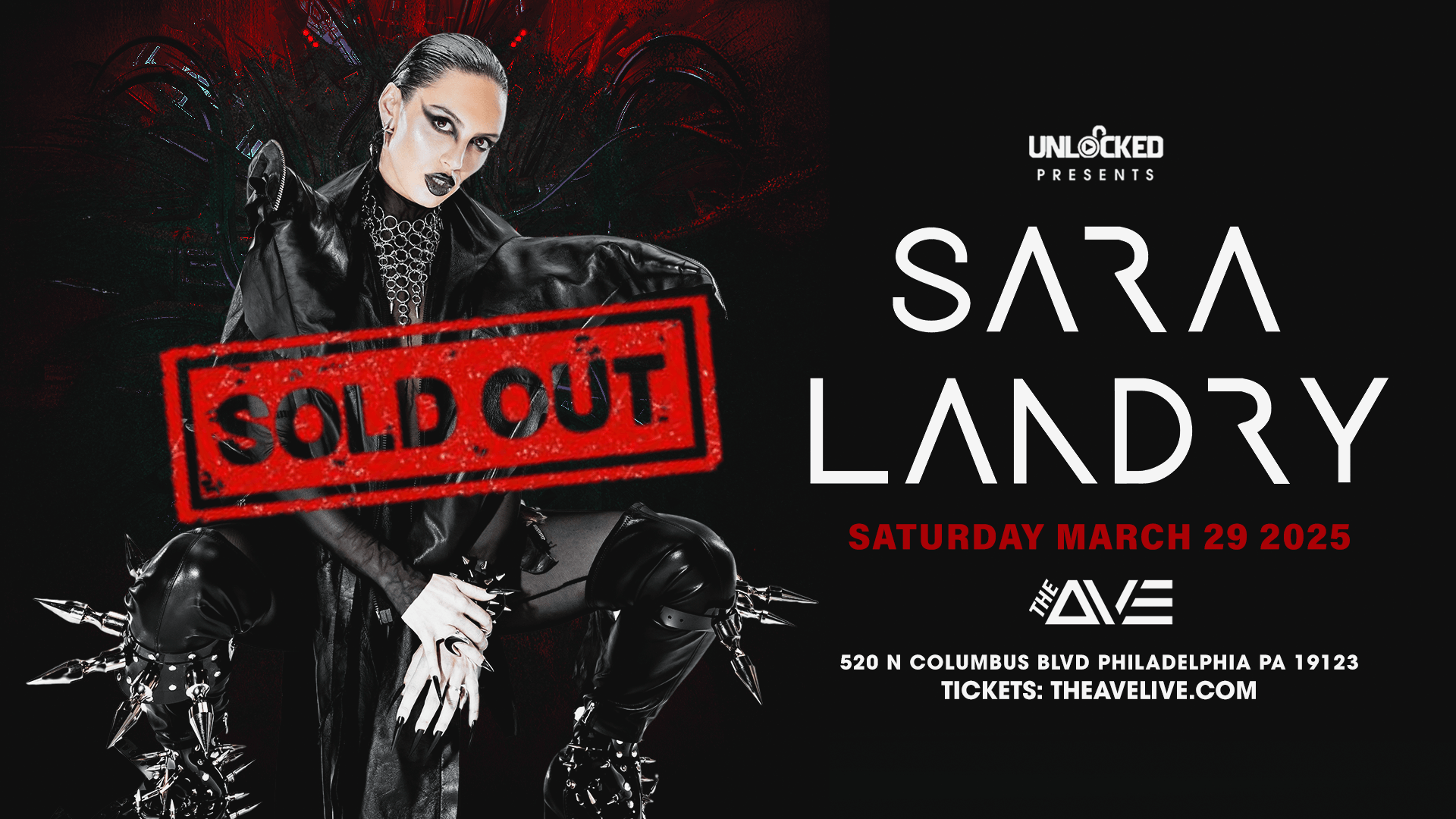 Sara Landry Tickets at The Ave Live in Philadelphia by Unlocked ...